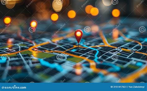 Mapping The Future Gps For Business Logistics Concept Navigation