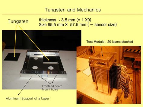 Ppt Cern Beam Test Of Silicon Tungsten Calorimeter Test Module Powerpoint Presentation Id