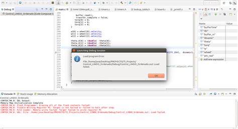 CCS EK TM C XL Erasing All Of The Flash Contents Failed Code Composer Studio Forum Code