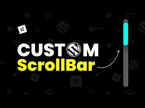 Elementor Custom ScrollBar WordPress Custom Scroll Bar WordPress Elementor Tips And Tricks