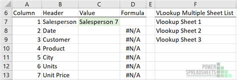 Excel VLOOKUP Multiple Sheets In Easy Steps Example Workbook