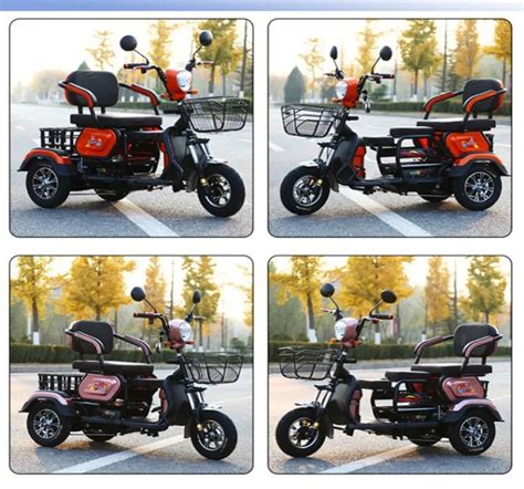 ที่สุดของคุณภาพ รถจักรยานไฟฟ้า3ล้อ สามล้อสำหรับผู้สูงวัย 3ที่นั่ง แข็งแรง ทนทาน ราคาถูก จักรยาน