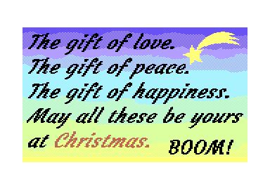 CSDb Christmas Wishes By BOOM CSDb Christmas Wishes By BOOM