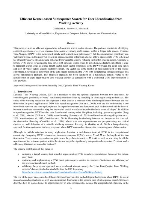 pdf efficient kernel based subsequence search for user identification