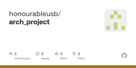 GitHub Honourableusb Arch Project