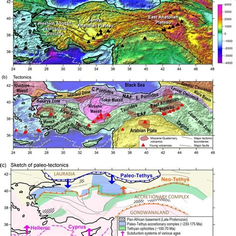 A Thickness Of Sediments B Moho Depth And C Crustal Vp Vs Data Download Scientific