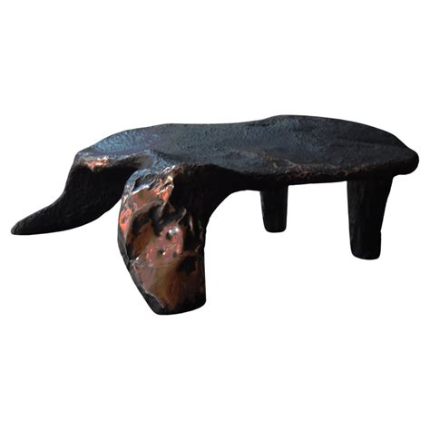Contemporary Hammered Copper The Celestial Seat By Marius Ritiu For