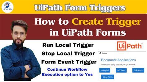 Manish Kumar Pandey On Linkedin How To Create Triggers In Uipath Forms Uipath Form Triggers