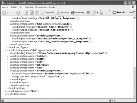 WSDL File Of The Web Service Obtained From The Modified Framework Download Scientific Diagram