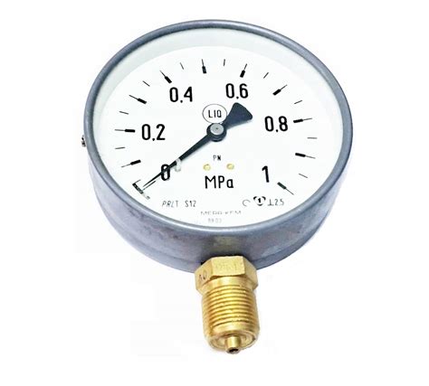 Manometr Ciśnieniomierz Mera Kfm Prlt S12 0 1 Mpa 5905965815834