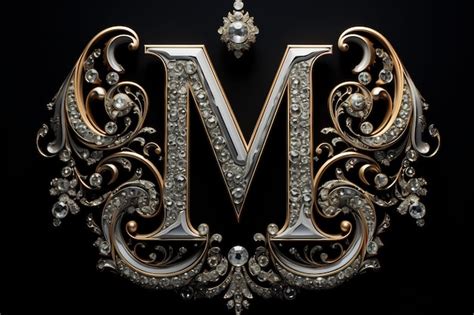 Premium Photo A Letter M Is Hanging From A Metal Letter M