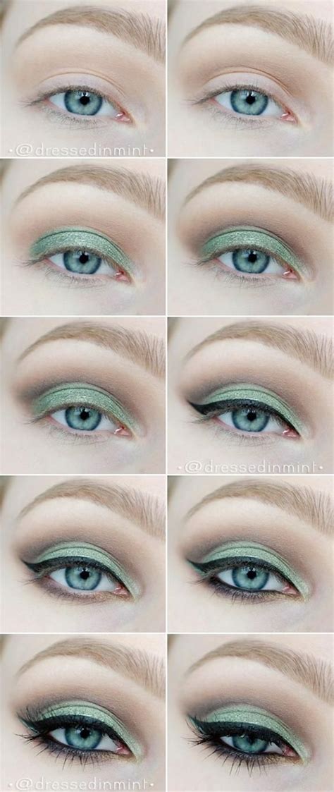 Step By Makeup Tutorial For Green Eyes Saubhaya Makeup