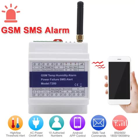 WIRELESS SMS ALERT Alarm System Temperature Monitor Power Failure GSM W Sensor PicClick UK
