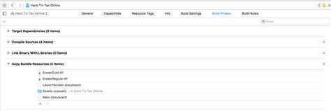 Ios Xcode Custom Fonts Not Simulating Stack Overflow