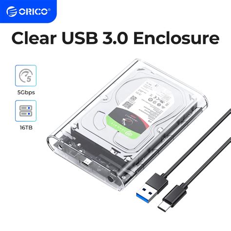 Orico 3 5inch Hdd Enclosure Usb 3 0 5gbps 3139u3 Shopee Philippines