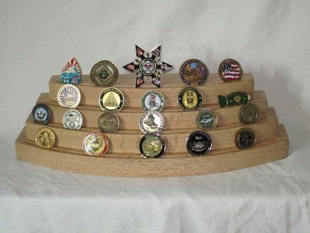 Custom Challenge Coin Display Wood Crafts Diy Woodworking Diy Ts