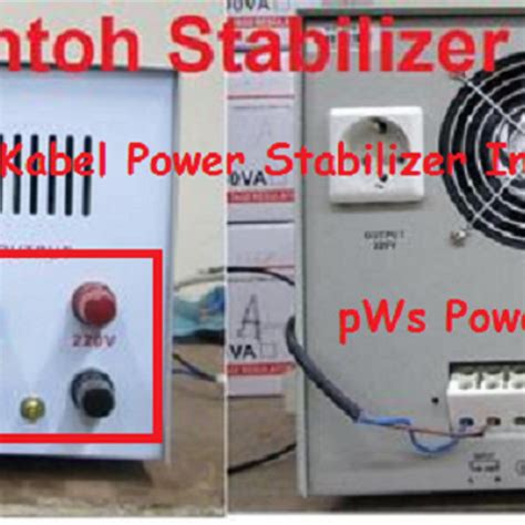 Jual KABEL POWER STABILIZER INPUT DAN OUTPUT 6 OUTLET Jakarta Pusat Power Solution Pws