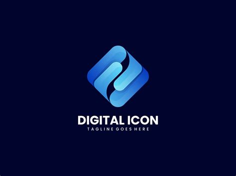 Digital Icon Gradient Logo Graphic By Artnivorastd · Creative Fabrica