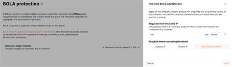 Automatic BOLA Protection - Wallarm Documentation