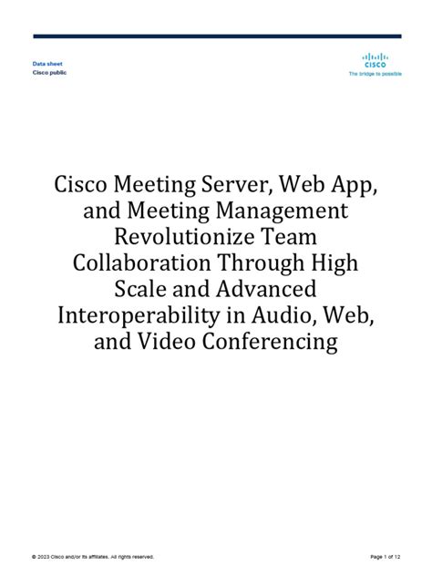 Cisco Cms 1000 Datasheet Pdf World Wide Web Internet And Web