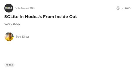 Sqlite In Nodejs From Inside Out