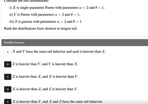 Solved Texts I X Is A Single Parameter Pareto Distribution With