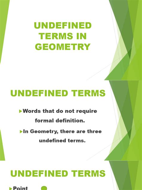 Undefined Terms In Geometry Pdf