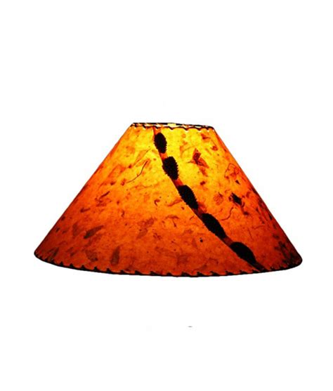 Blue And Rust Lamp Shade Rustic Artistry