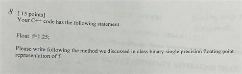 Solved Points Your C Code Has The Following Chegg