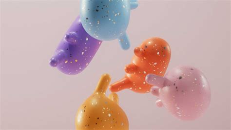 inflating abstract objects in cinema 4d cg shortcuts