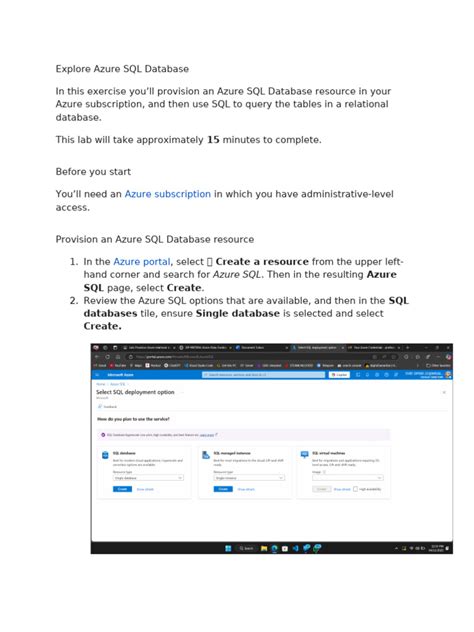 Explore Azure Sql Database Pdf Databases Microsoft Azure