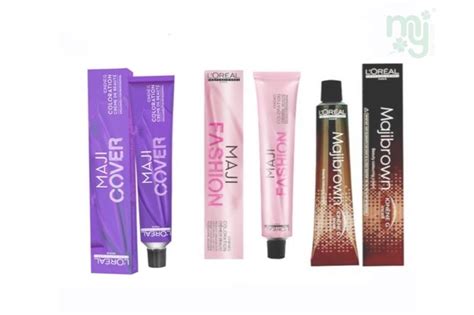 My Hair Care Salon Used Chemical Loreal Majirel Hair Dye Hair Color