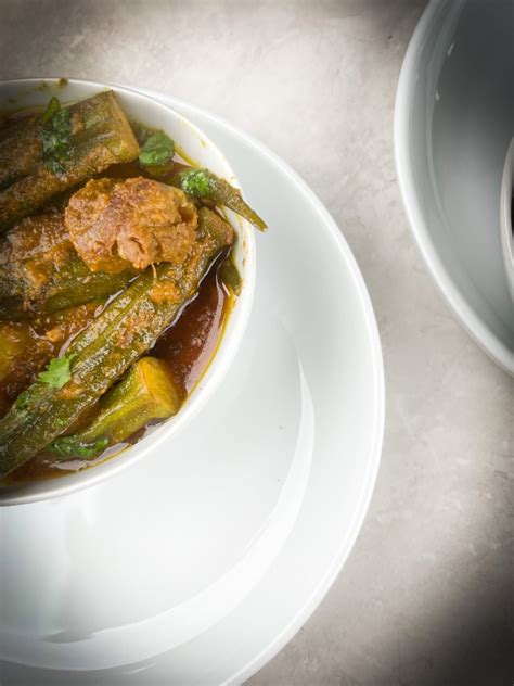 Pakistani Bhindi Gosht Two Cloves In A Pot
