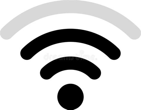Wifi Signal Icons Collection Wireless Internet Symbol Sign Or Logo