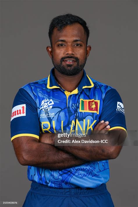 Charith Asalanka Of Sri Lanka Poses For A Portrait Prior To The Icc