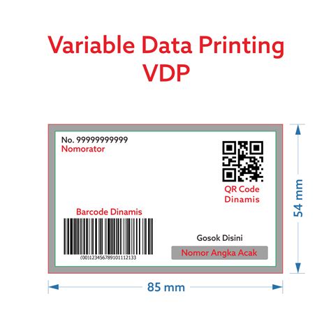 Cetak Variable Data Printing Extra Print