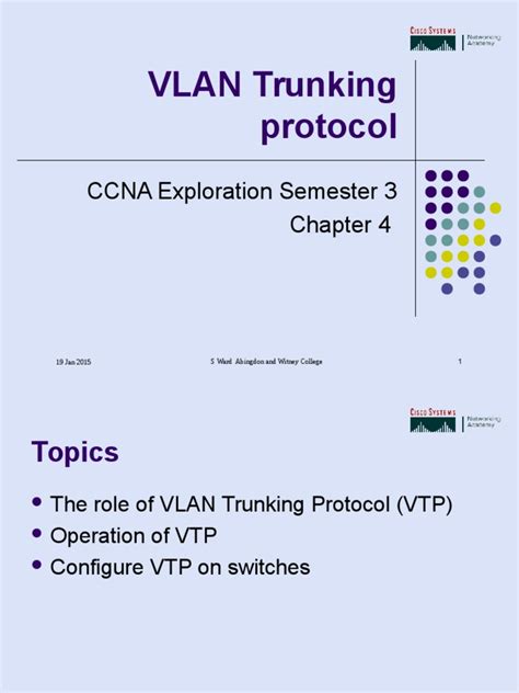Vlan Trunking Protocol Ccna Exploration Semester 3 Pdf Network