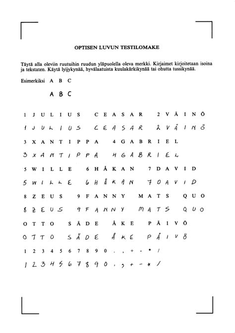 1 an example of the input data used in the experiments the actual