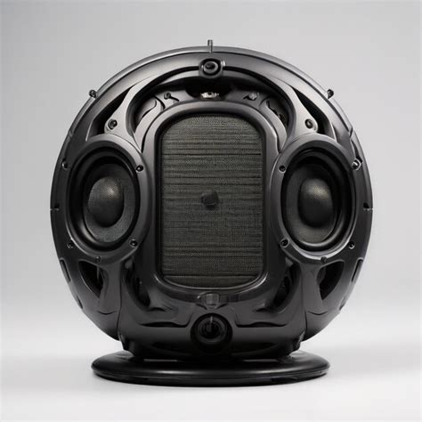 A Black Speaker With The Word Mac On It Premium Ai Generated Image