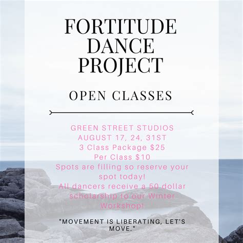 Open Contemporary Classes Bda