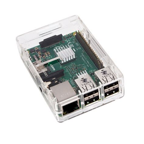 Transparent Plastic Case For Raspberry Pi Model B