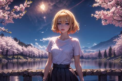 Anime Girl In Nature 5k Wallpaperhd Anime Wallpapers4k Wallpapers