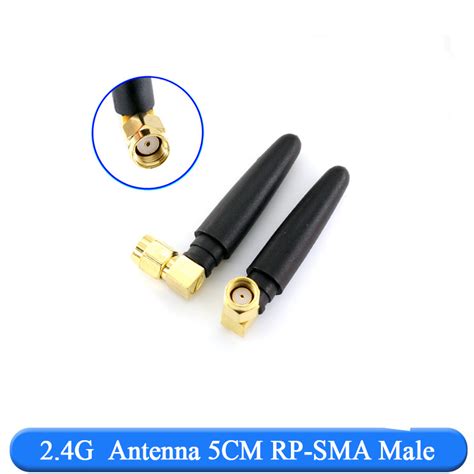 2 20pcs 2 4ghz 3dbi Wifi Antenna 2 4g Rp Sma Male Vicedeal