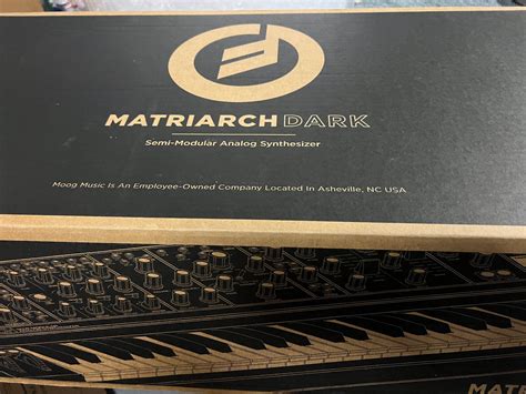 MATRIXSYNTH MOOG Dark Series Matriarch Semi Modular Analog Synthesizer