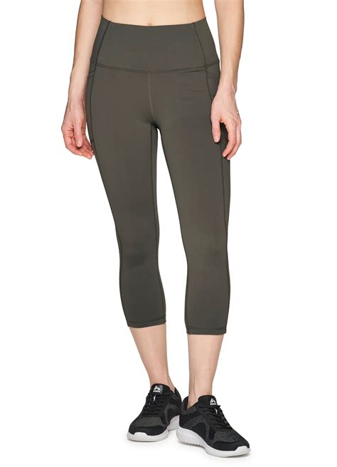 Rbx Active Womens Squat Proof Capri Legging With Pockets