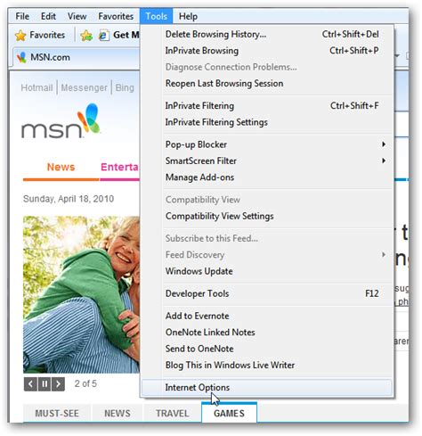 Disable Third Party Extensions In Internet Explorer
