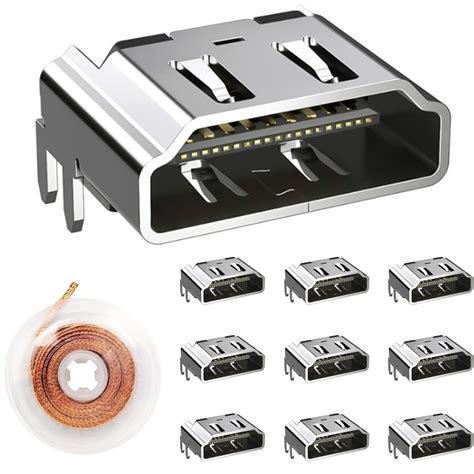 Daokai Hdmi Port Socket Interface Connector Hdmi Plug Jack Interface Replacement