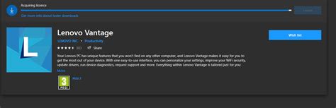 Lenovo Vantage Windows Install Without Store English Community
