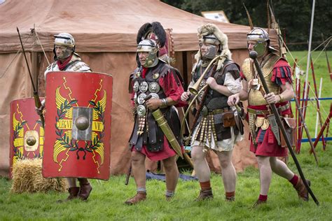 In Pictures Re Enactors Bring Spirit Of Roman Empire Back To North