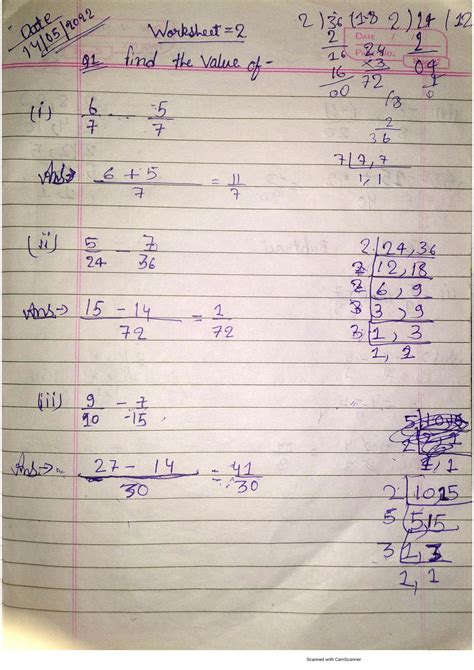 Solution Dav Class 7 Math Worksheet 2 Studypool Solution Dav Class 7 Math Worksheet 2 Studypool